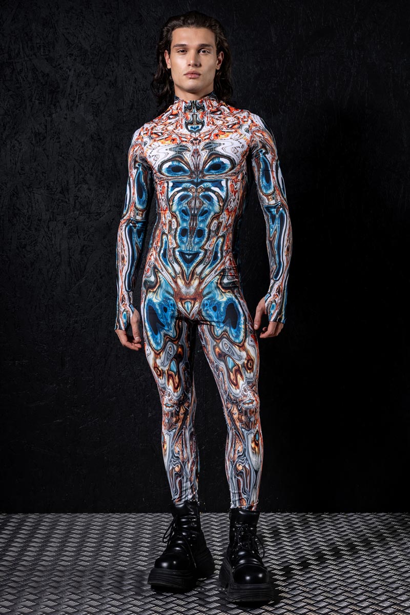 Alien Morphology Men's Sci-fi Costume for Halloween | Devil Walking