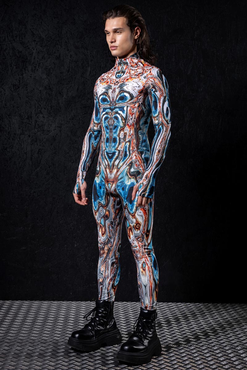 Alien Morphology Men's Sci-fi Costume for Halloween | Devil Walking