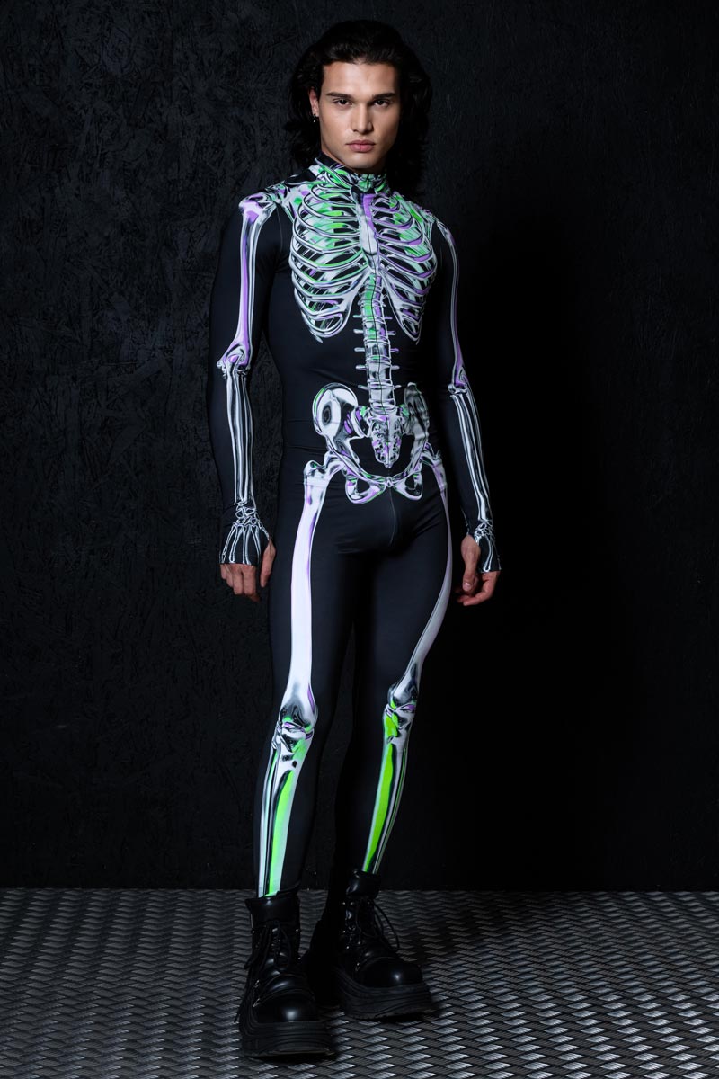 One Piece Chromatic Skeleton Men's Costume for Halloween | DevilWalking