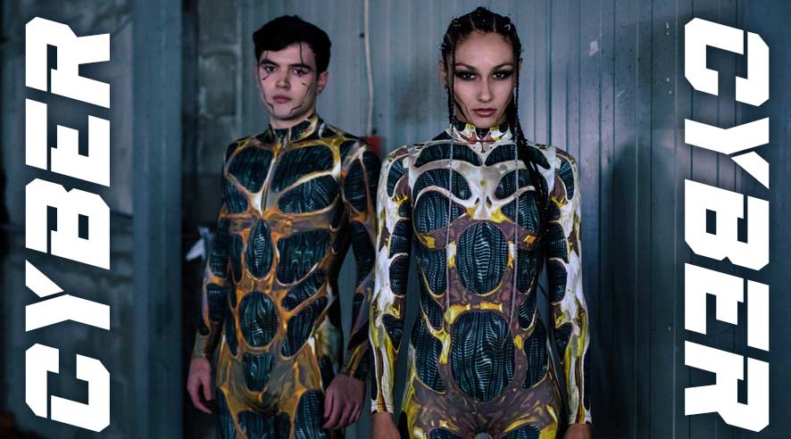 Cyber Assassins Cosplay Costume - Sexy Rave Outfit | Devil Walking