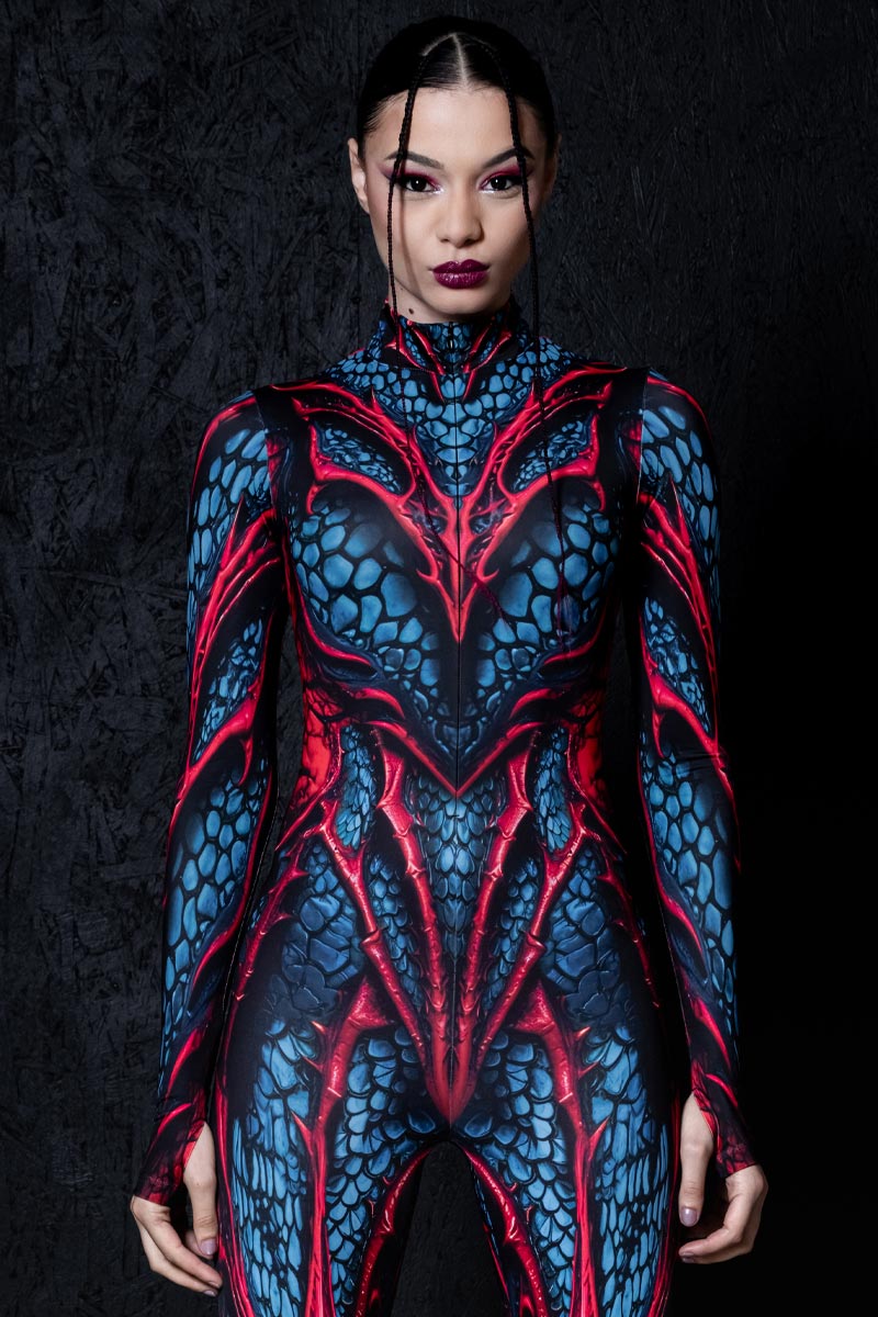 Daemonia Costume for Halloween - Womens Devil Costume | Devil Walking