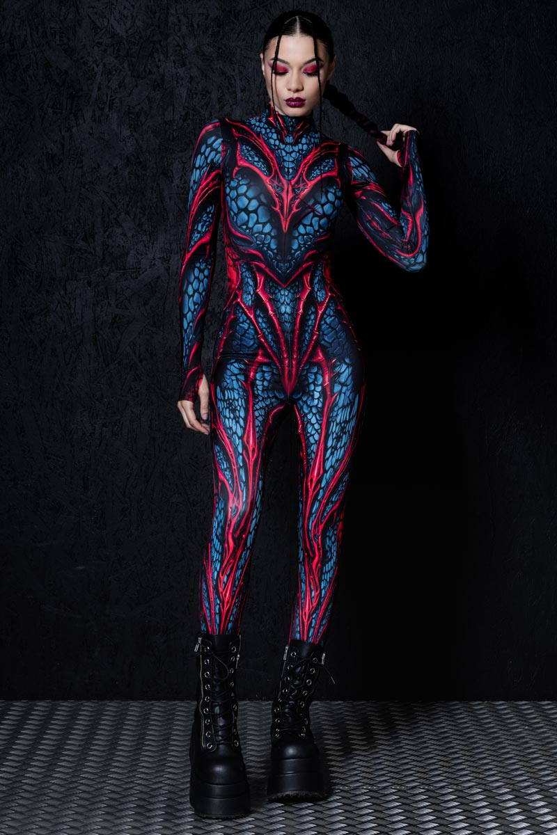 Daemonia Costume for Halloween - Womens Devil Costume | Devil Walking