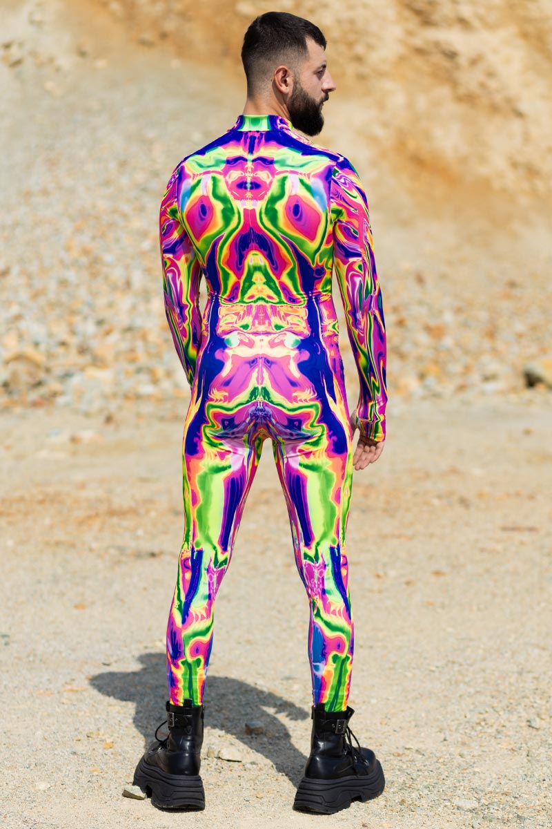 Electromagnetic Men's Full Body Festival Costume | Devil Walking