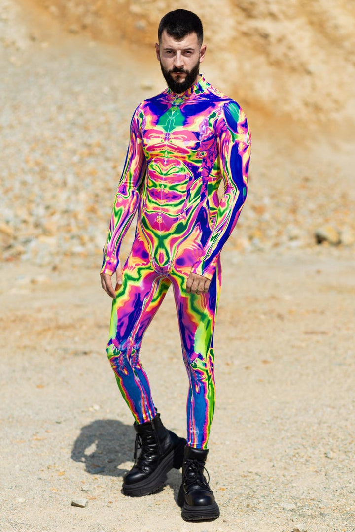 Electromagnetic Men's Full Body Festival Costume | Devil Walking
