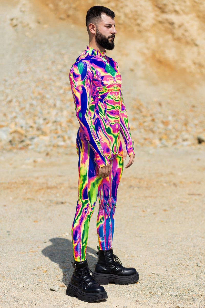 Electromagnetic Men's Full Body Festival Costume | Devil Walking