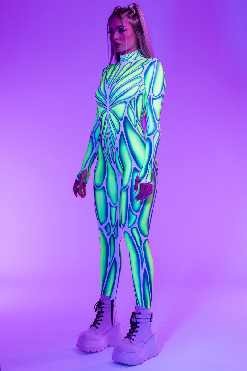 Glowfly Costume with Front Zipper | Devil Walking