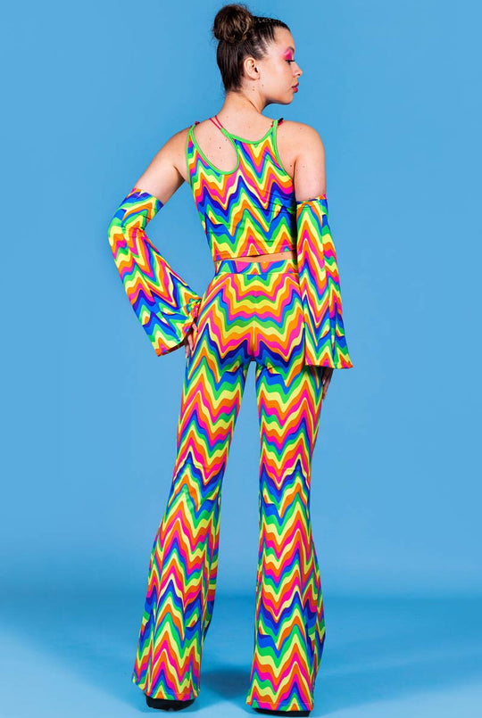 Groovy Rainbow Bell Bottoms Set - Pride Outfit | Devil Walking