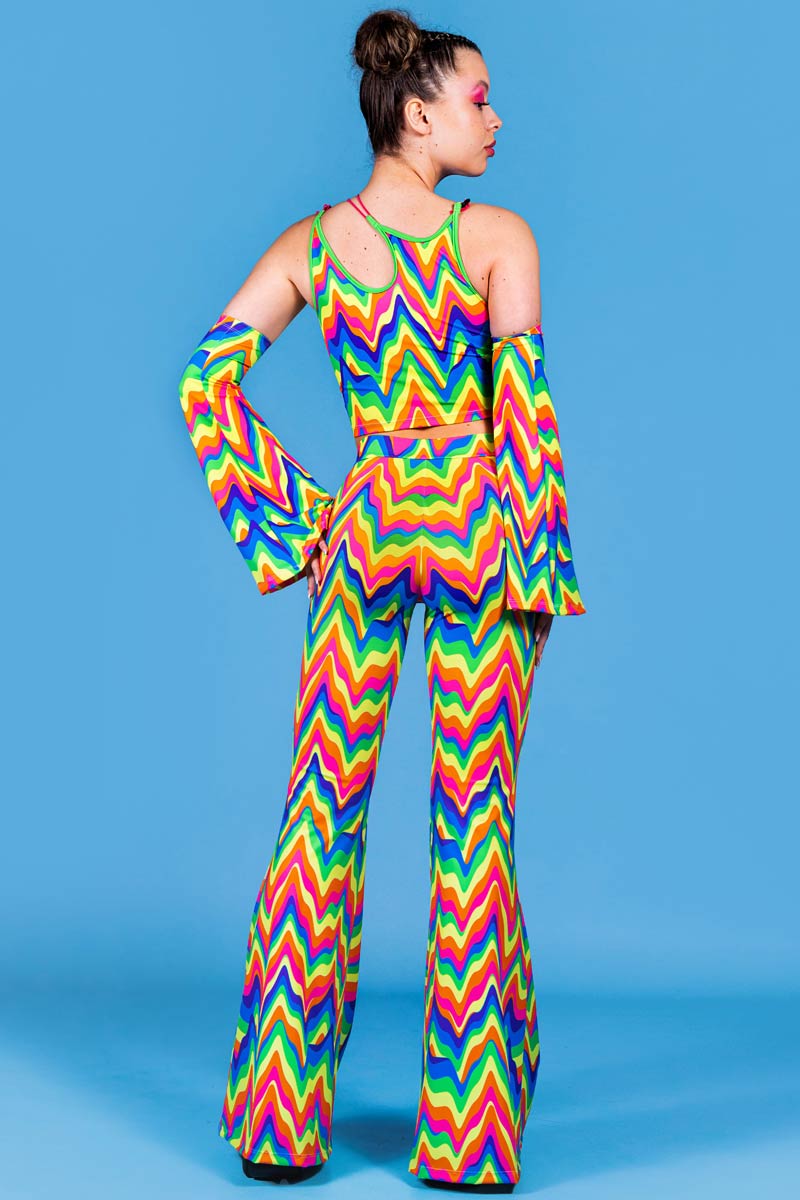 Groovy Rainbow Bell Bottoms Set - Pride Outfit | Devil Walking