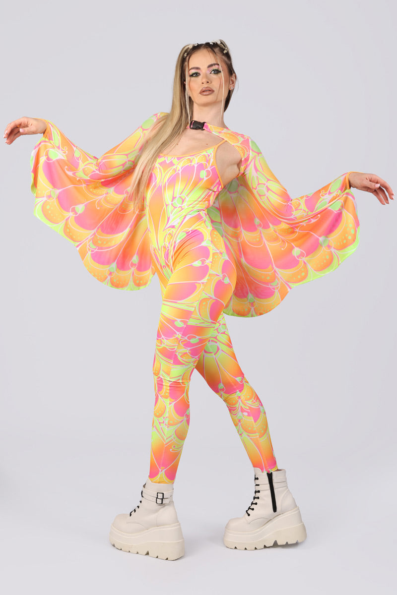 Neon Moth Top Wings | Devil Walking