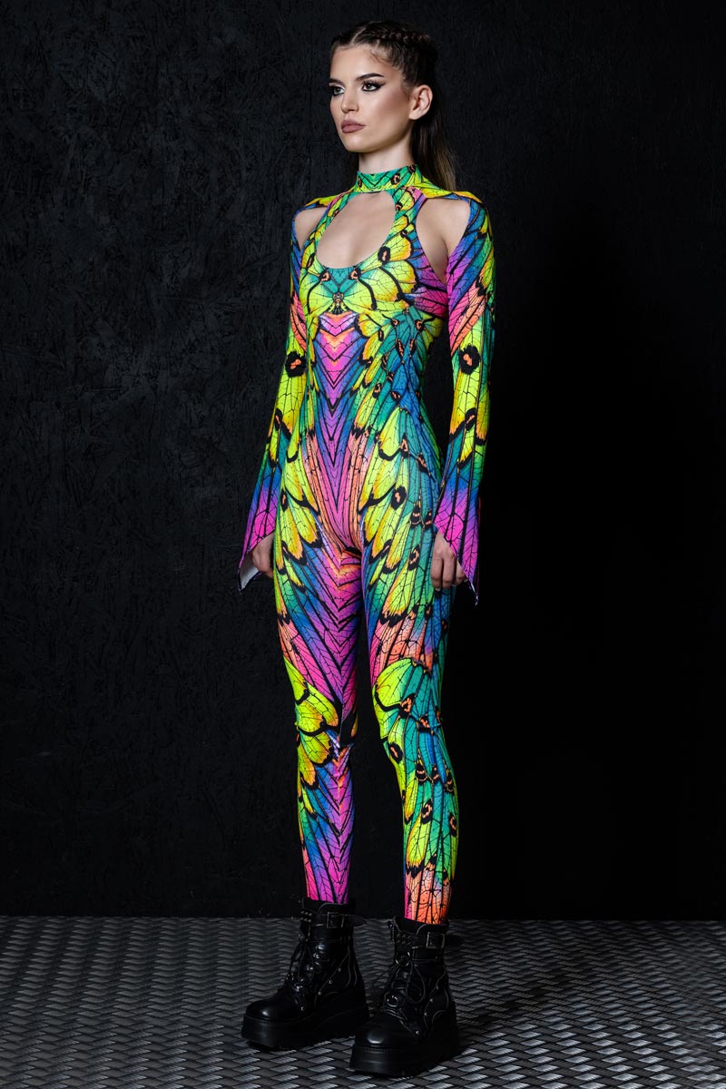 Neon Nymph Cut Out Halloween Costume for Women | Devil Walking