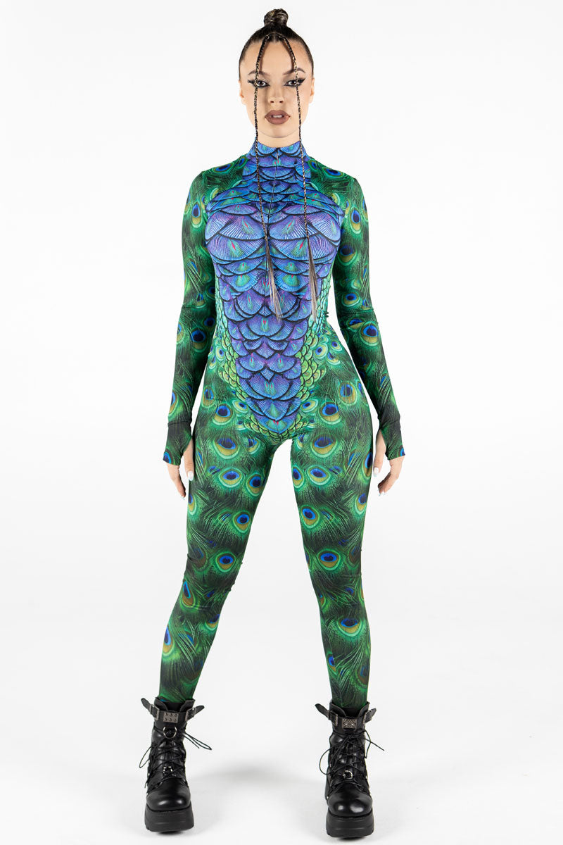 One Piece Peacock Adult Costume for Halloween | Devil Walking