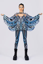 Sky Dancer Sleeveless Catsuit with Straps | Devil Walking