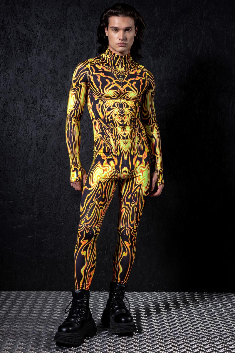 Starburst Men's Sci-fi Costume for Halloween & Rave | Devil Walking