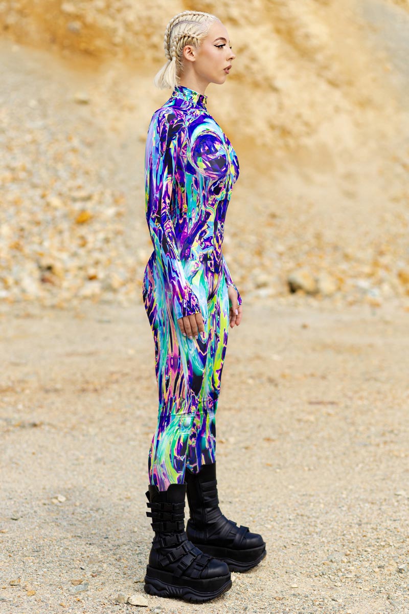 Futuristic Transcendence Women Costume for Halloween | Devil Walking