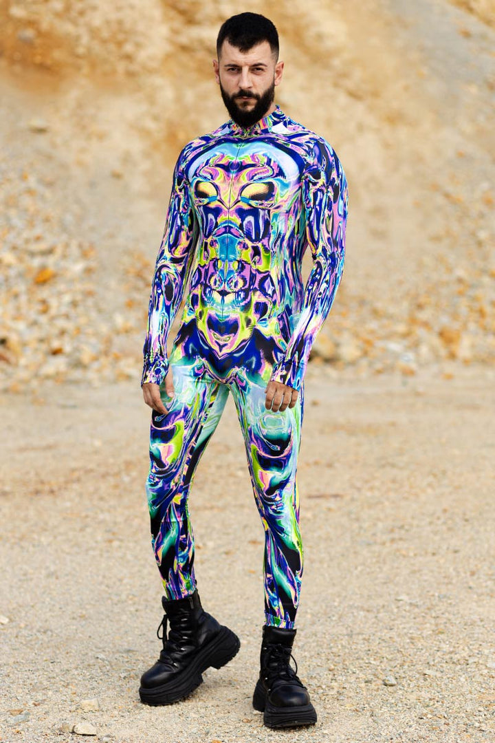Sci-Fi Transcendence Men Full Body Costume for Halloween | Devil Walking