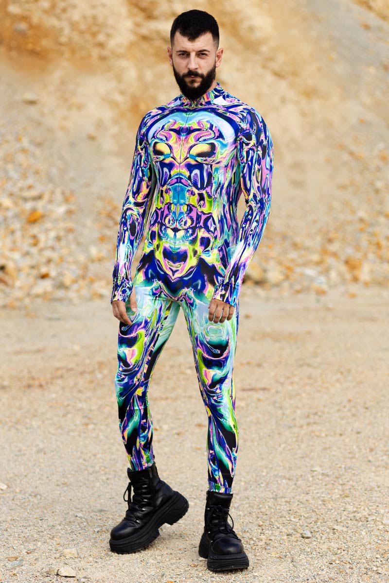 Sci-Fi Transcendence Men Full Body Costume for Halloween | Devil Walking