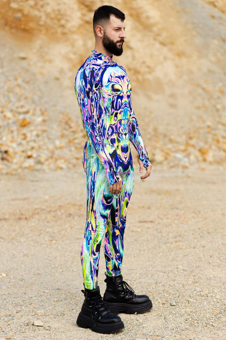 Sci-Fi Transcendence Men Full Body Costume for Halloween | Devil Walking