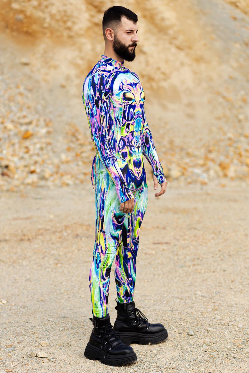 Sci-Fi Transcendence Men Full Body Costume for Halloween | Devil Walking