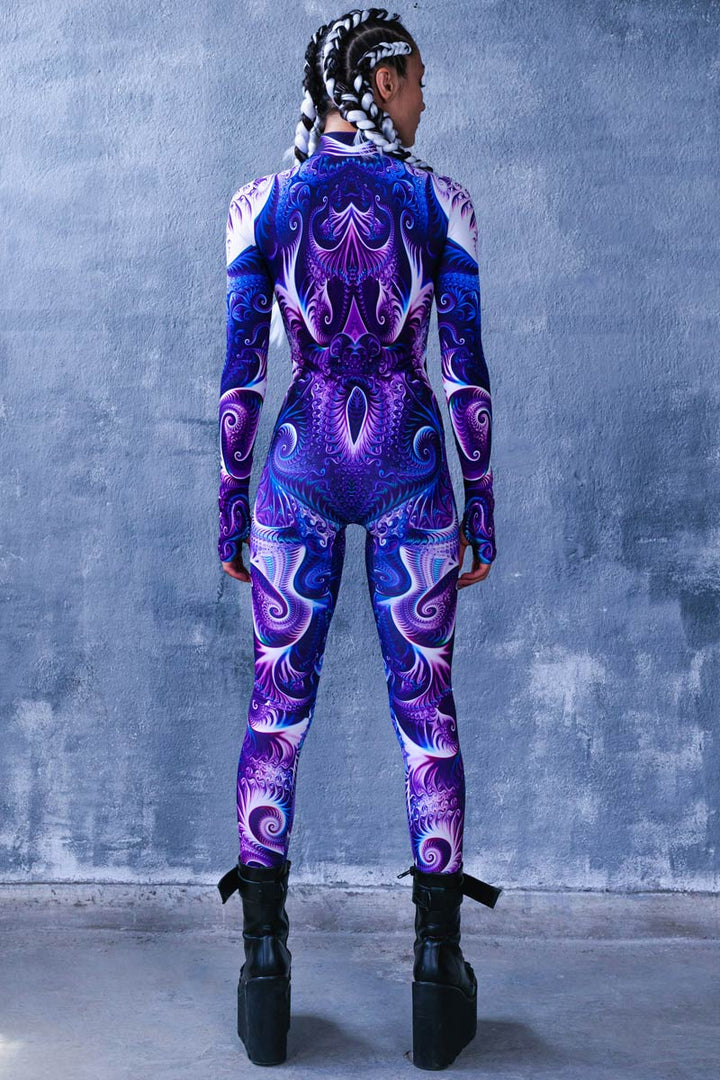 Amethyst Rave Costume for Festivals in Purple & Blue | Devil Walking