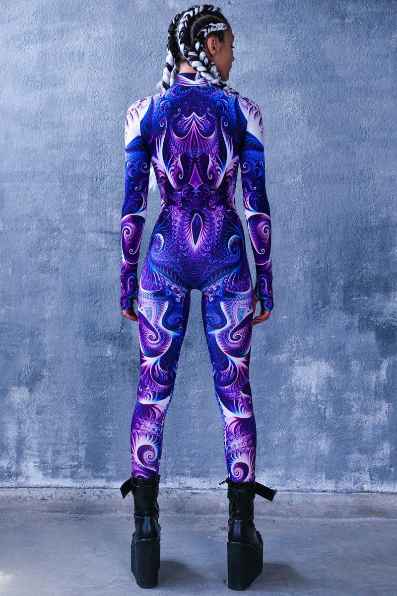 Amethyst Rave Costume for Festivals in Purple & Blue | Devil Walking