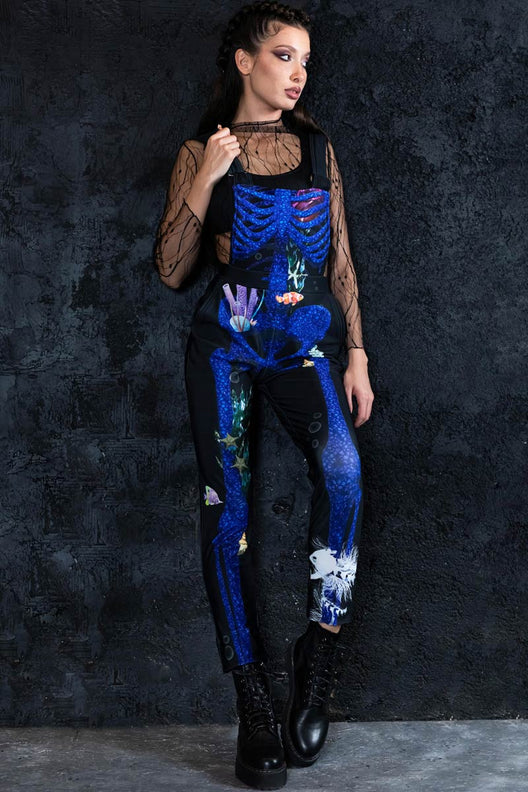 Women's Overalls & Shortalls: Gothic, Halloween & More | Devil Walking