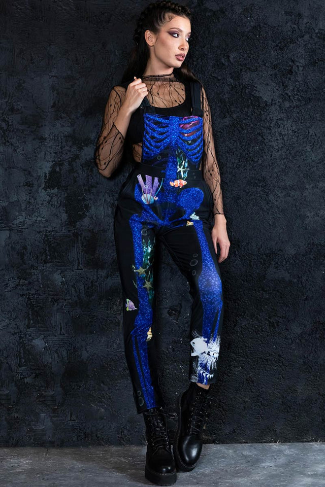 Women's Overalls & Shortalls: Gothic, Halloween & More | Devil Walking