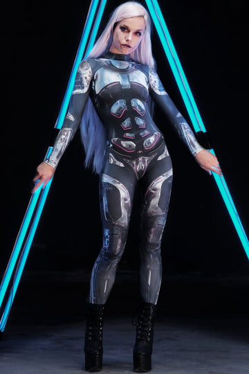Sexy Pink Bionic Cosplay Costume - Halloween Ideas | Devil Walking