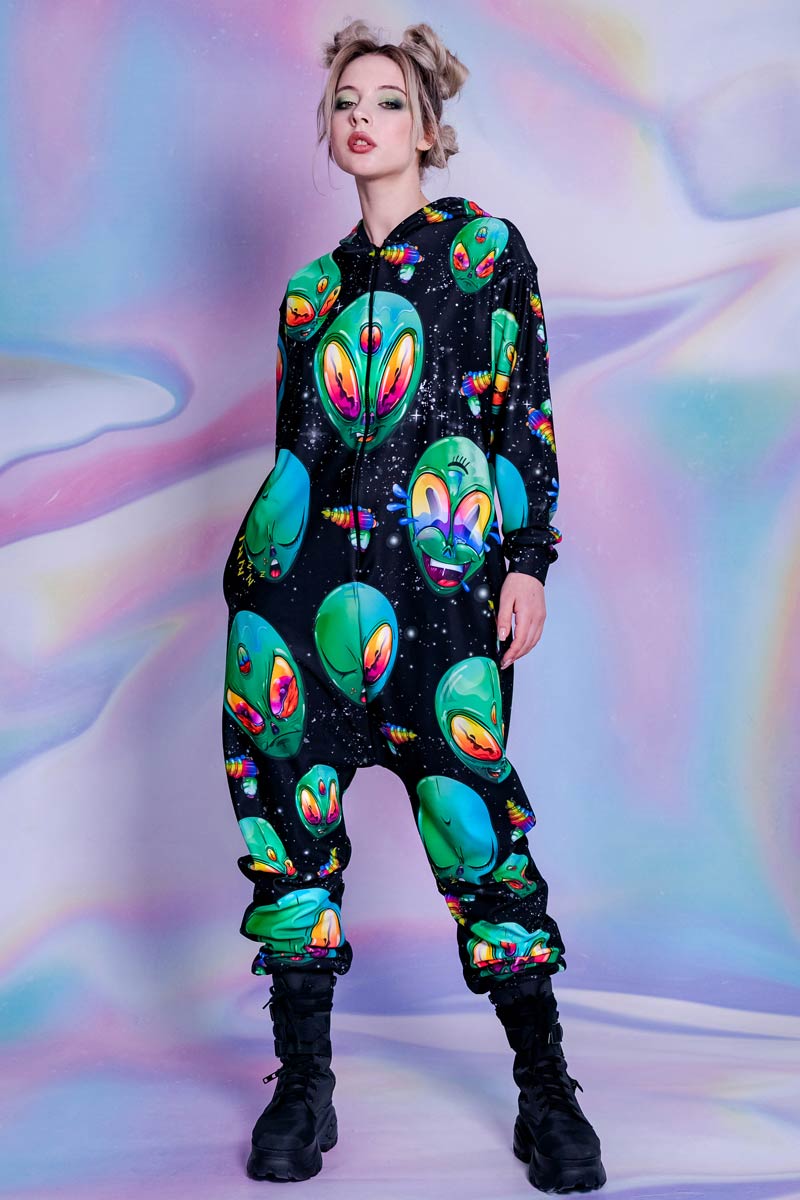 Adult Women's & Men's Onesie Pajamas | Devil Walking