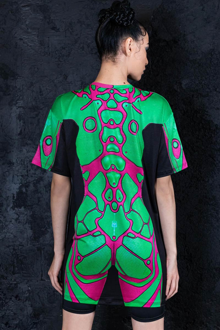 Green Assassin Doll Tee Shirt Dress for Halloween | Devil Walking