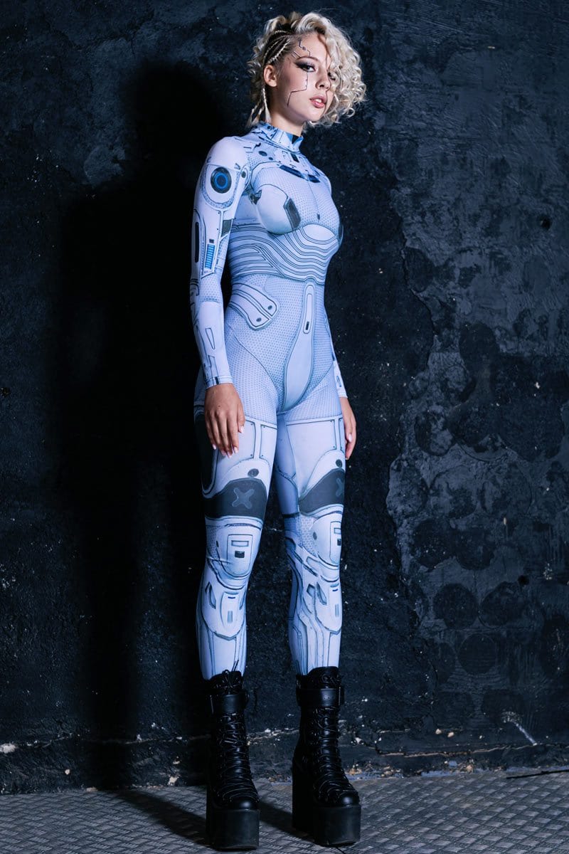 Interstellar Sci-Fi Warrior Costume Female | Devil Walking