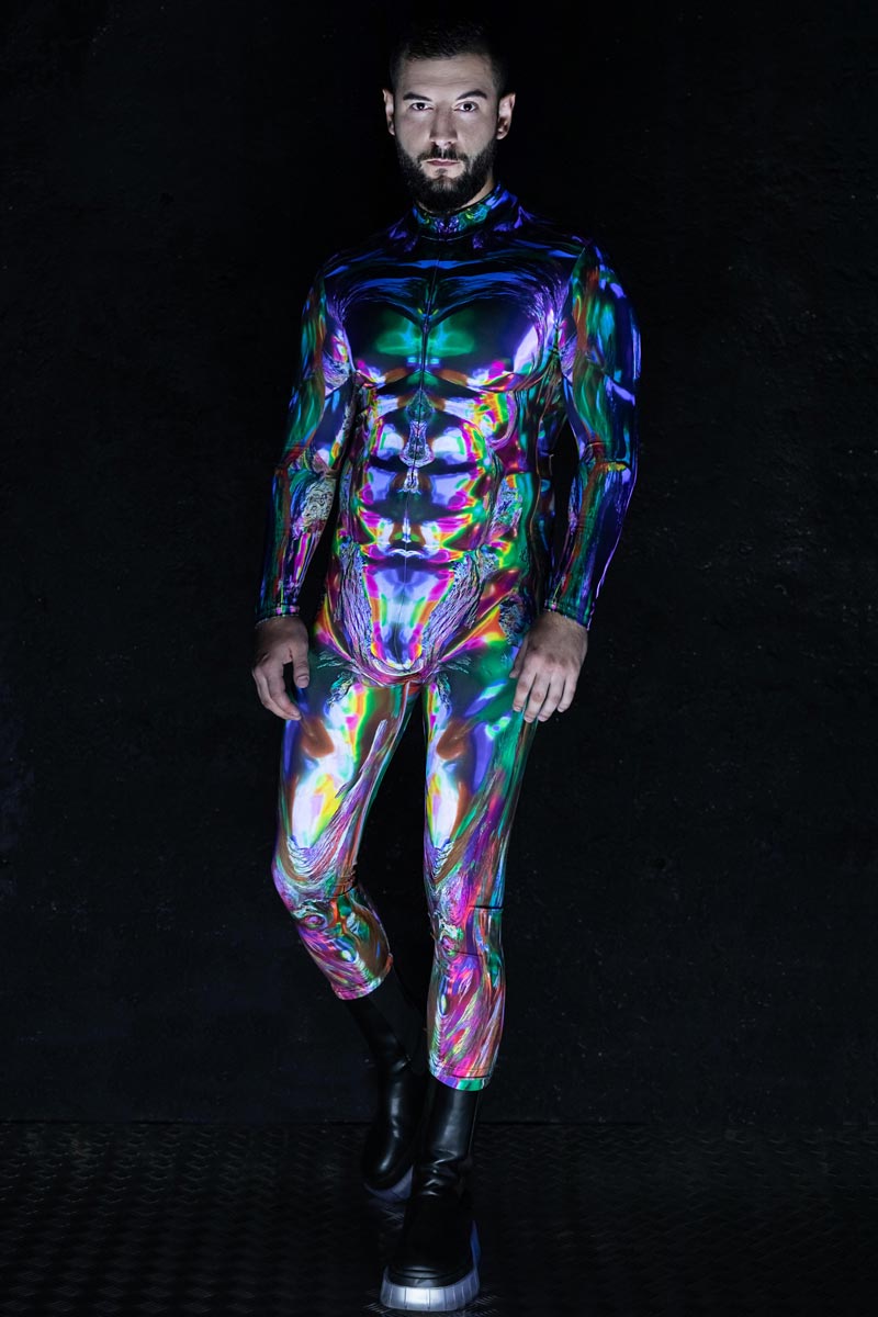 Men's Costumes from Spandex for Halloween & Raves | Devil Walking