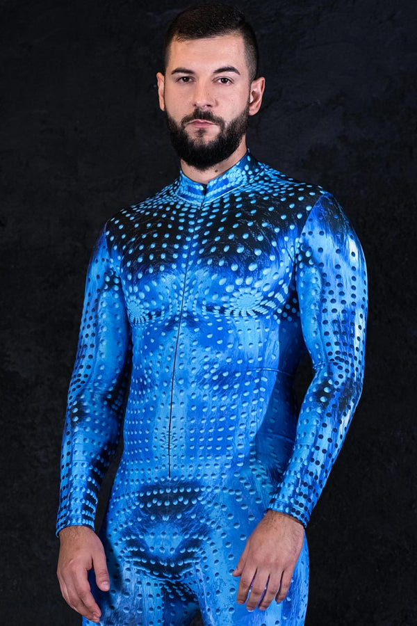 Men Multiverse Traveler Cyberpunk Costume for Halloween | Devil Walking