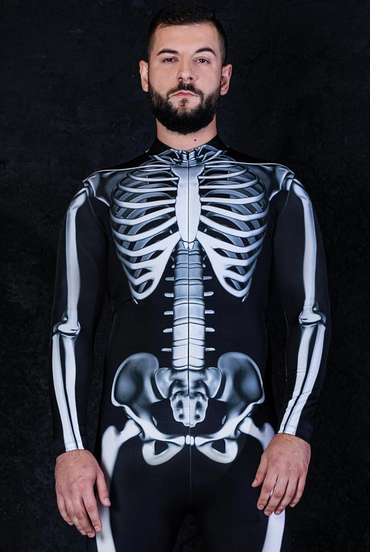 Rattling Bones Men Skeleton Costume for Halloween | Devil Walking