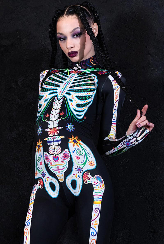 Sugar Skeleton Costume for Day of the Dead | Devil Walking