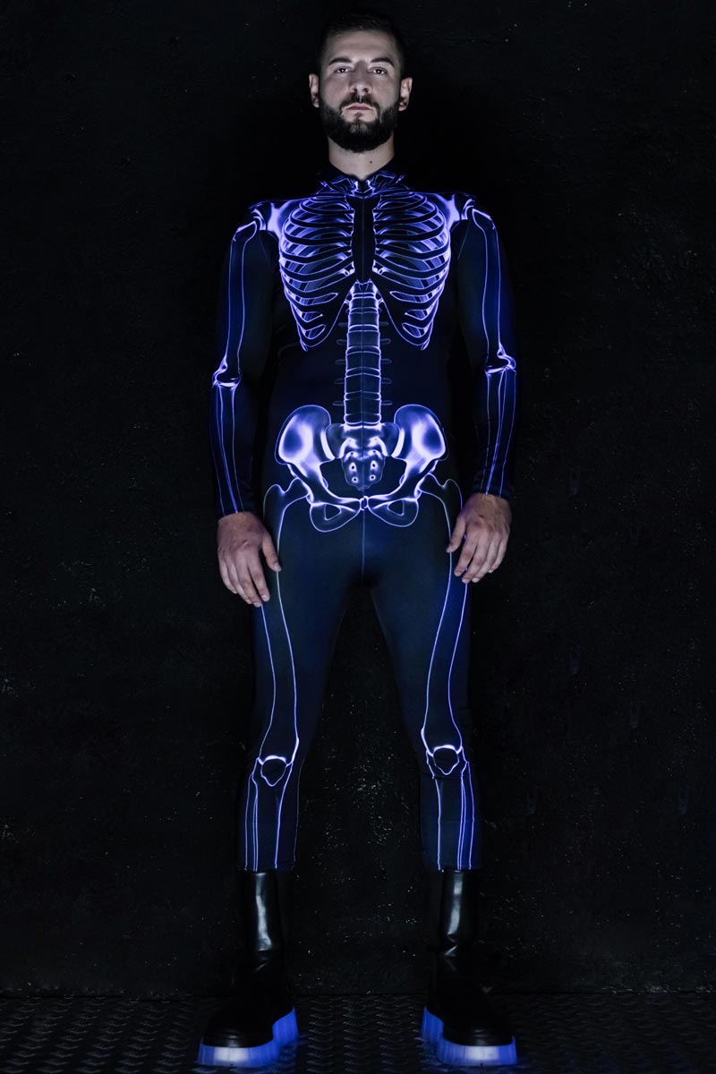 Skeleton Costumes for Men | Devil Walking